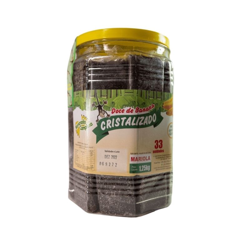 Doce De Banana Cristalizado Bananada Campista